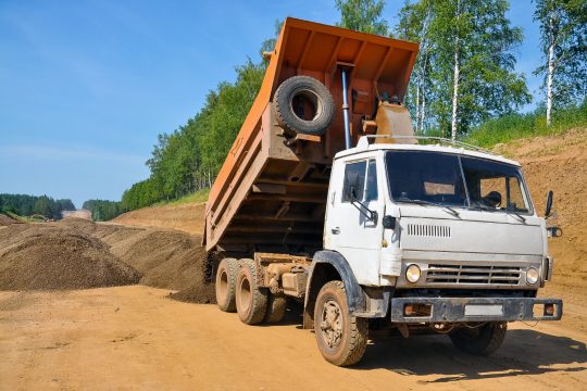How to Prevent Frame Type Dump Trucks from Tipping Over - Wink Anti-Tip